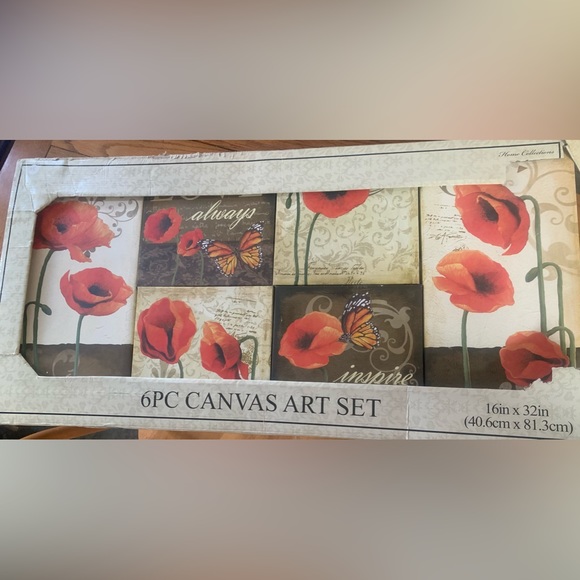 Boutique | Art | New Beautiful 6pc Canvas Art Set | Poshmark